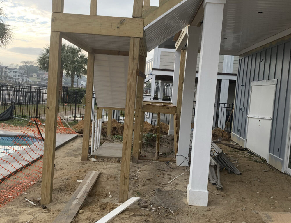 QIT Installation | UpSide Deck Ceiling