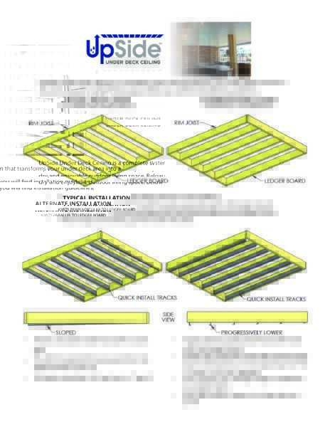 Resources | UpSide Deck Ceiling